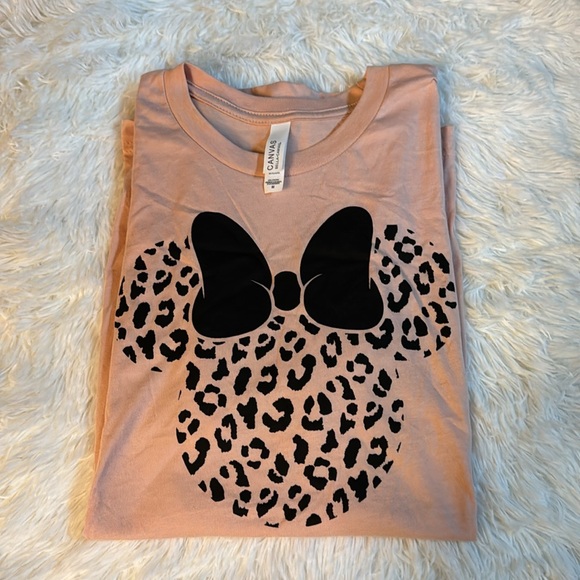 Bella Canvas | Tops | Minnie Mouse Tee | Poshmark